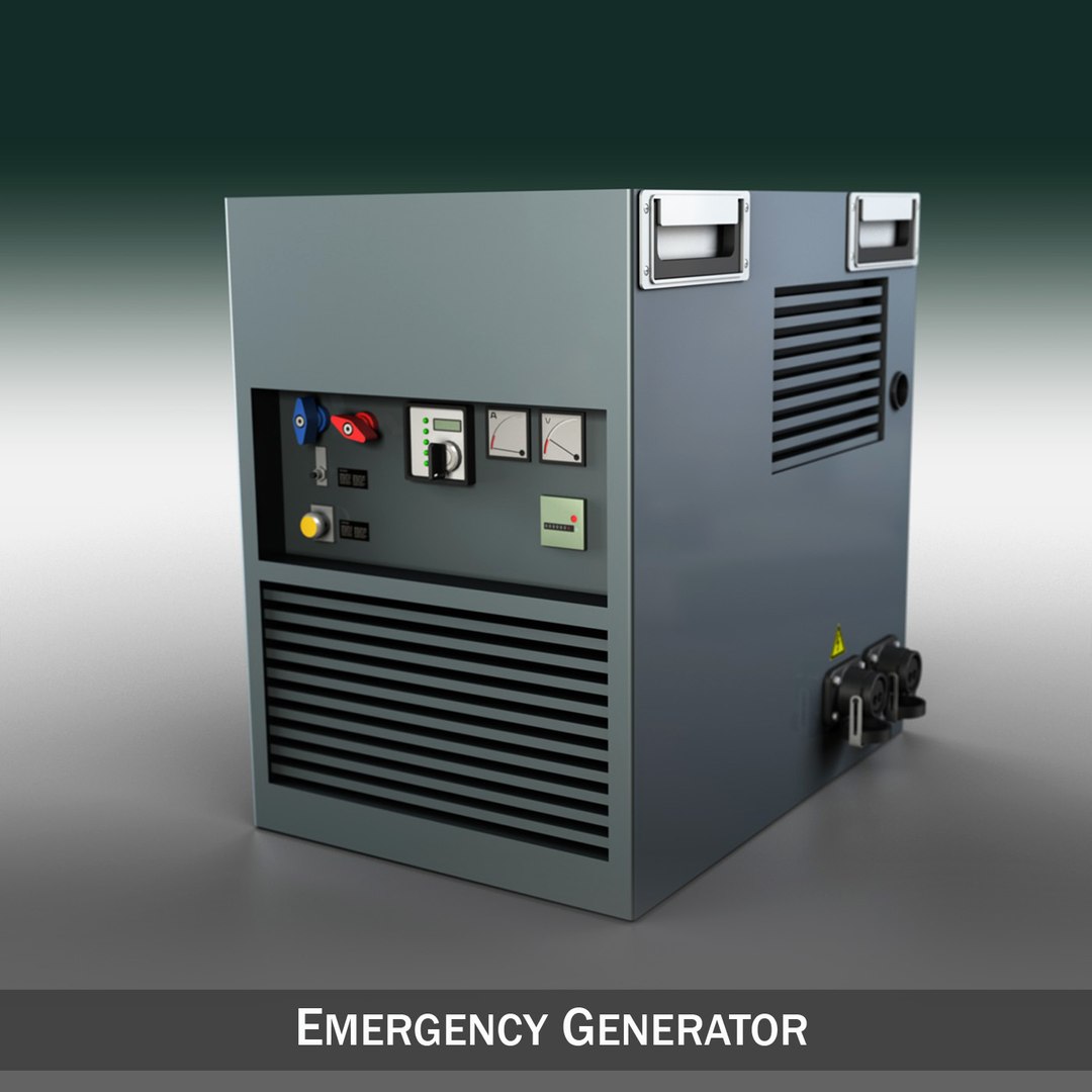 generator emergency 3d model