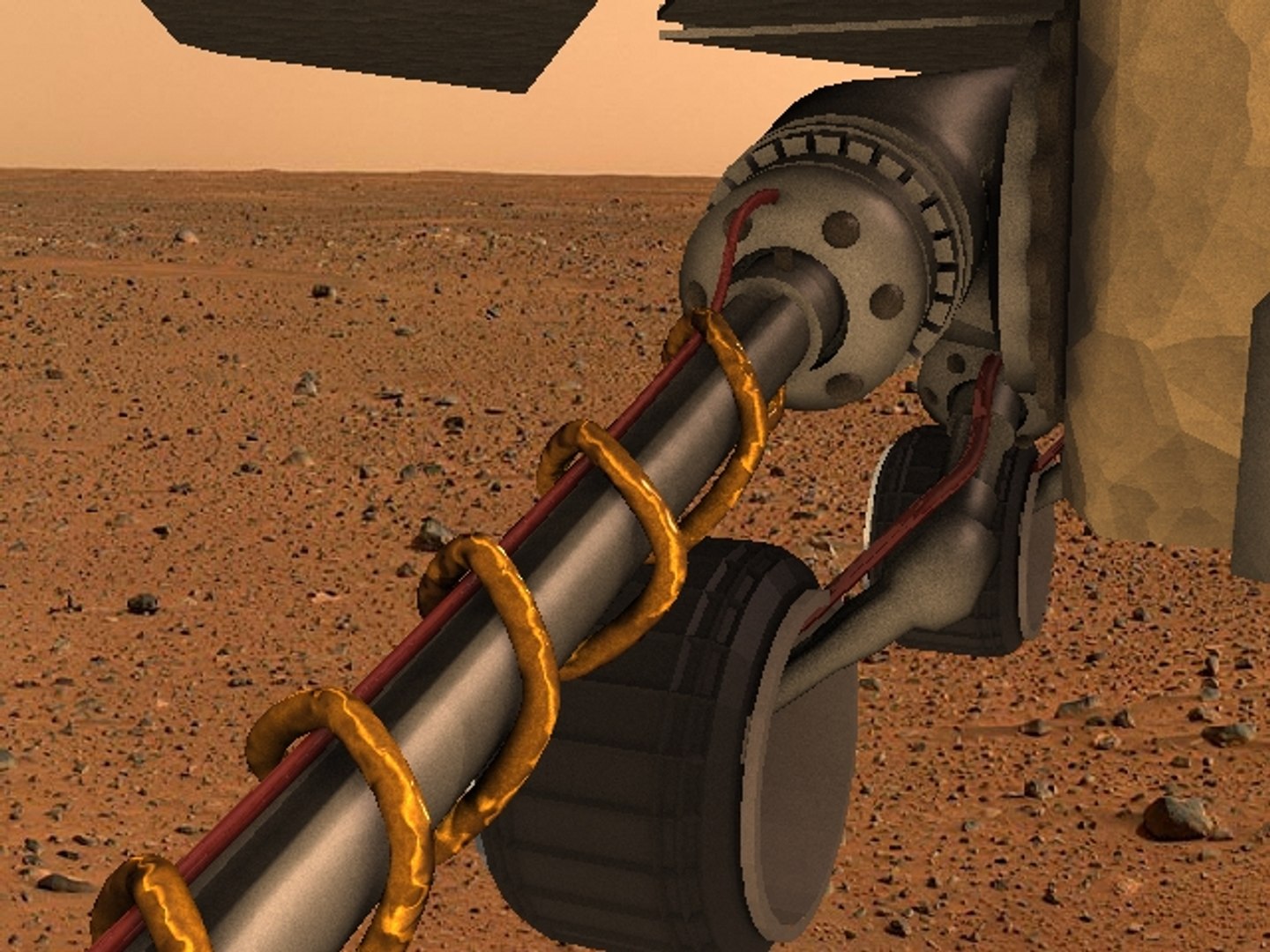 3d Resolution Mars Rover Model