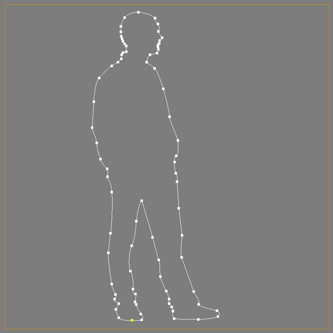 Free Silhouette Looping Animation 3d Model