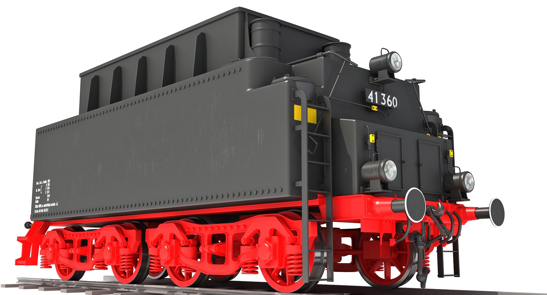 Coal Tender 3D Model - TurboSquid 1383080