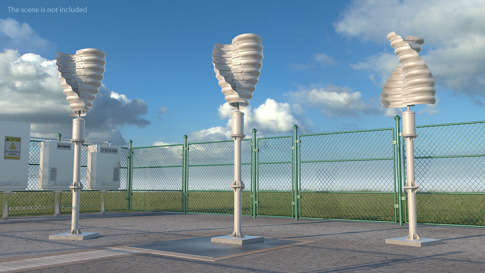 Helix Wind Turbine Model - TurboSquid 1477081