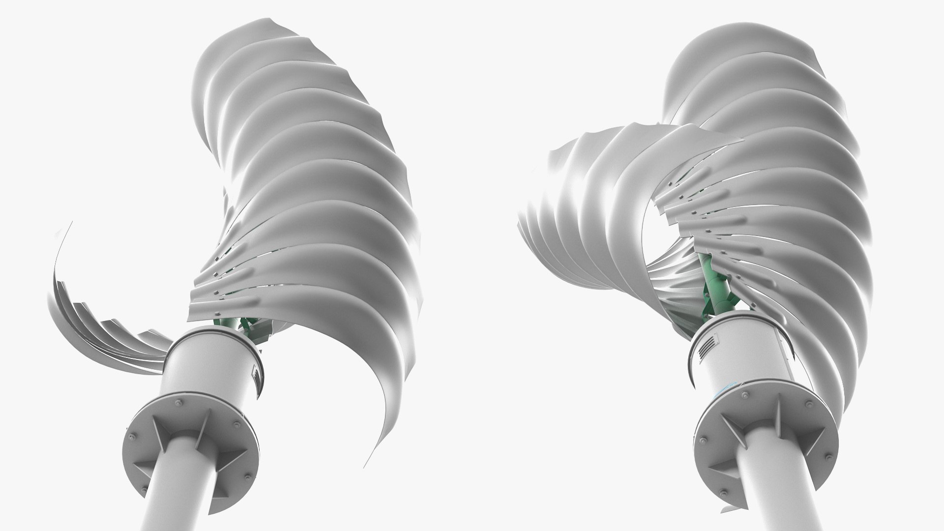 Helix Wind Turbine Model - TurboSquid 1477081