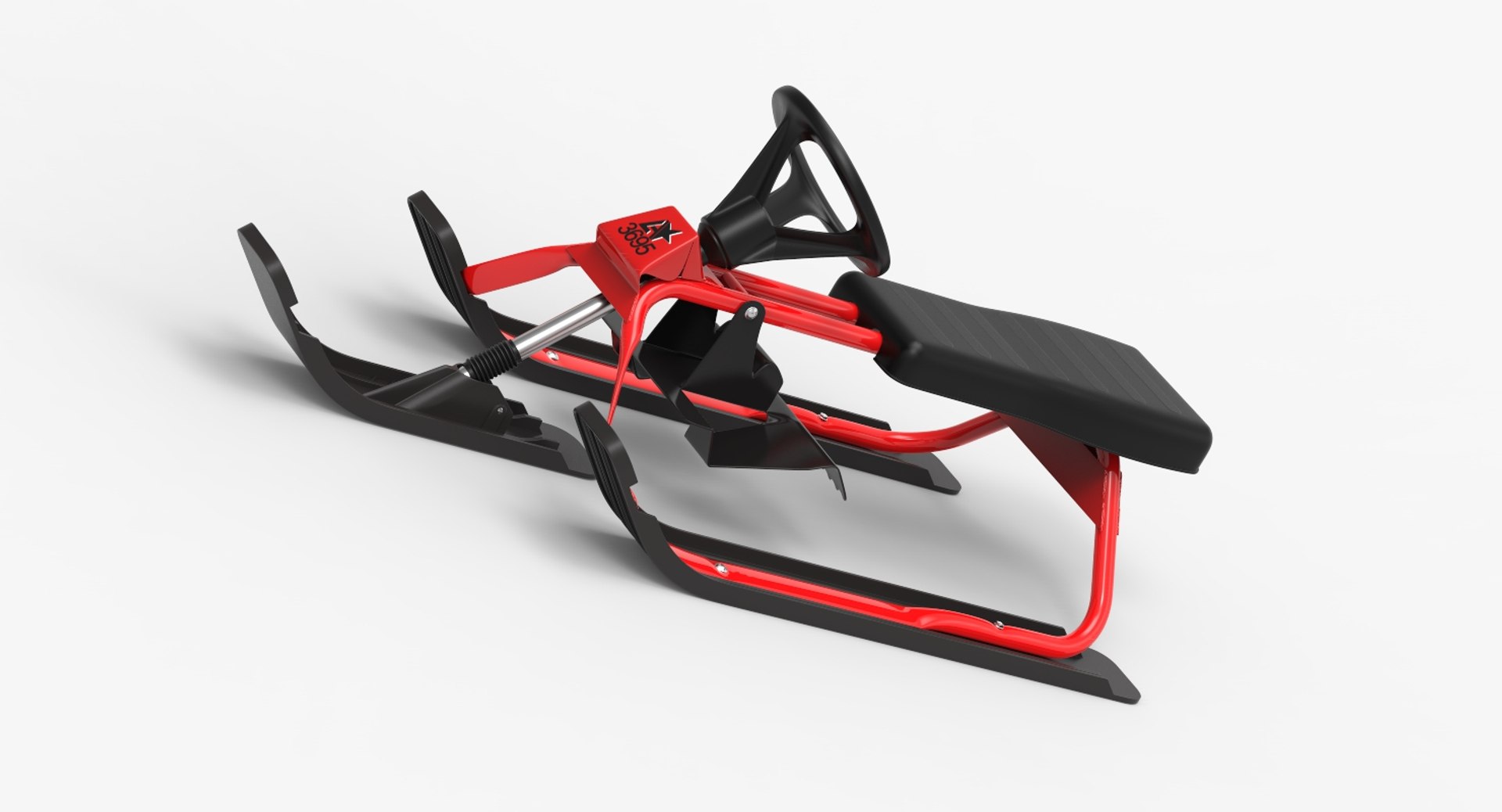 3D snow racer model - TurboSquid 1351787