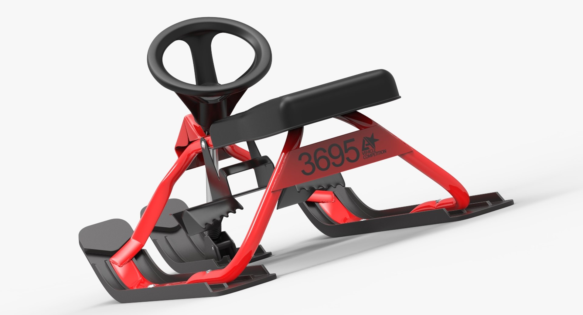 3D snow racer model - TurboSquid 1351787