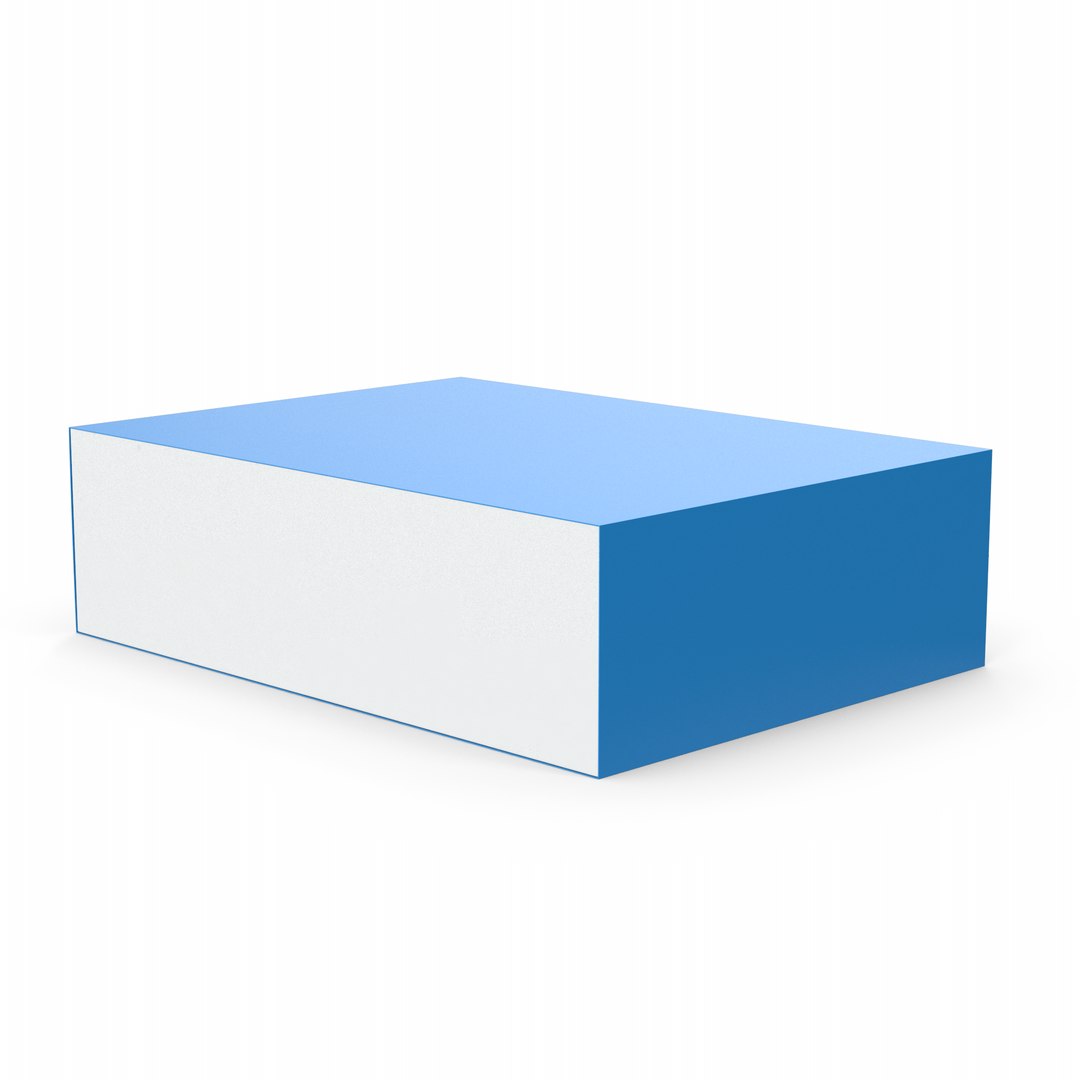 Blue Box Package 3D Model - TurboSquid 2188614