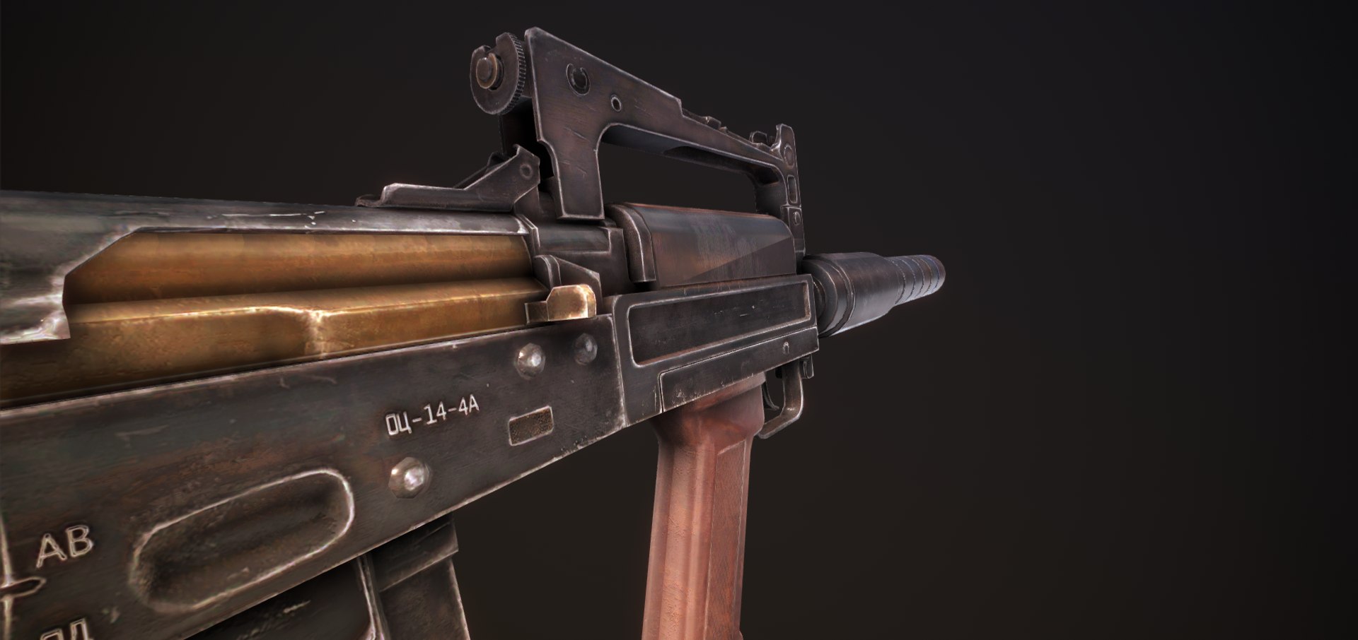 3D Ots-14 Groza Model - TurboSquid 1361819