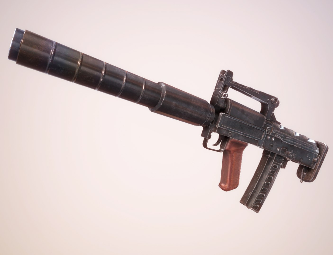 3D Ots-14 Groza Model - TurboSquid 1361819