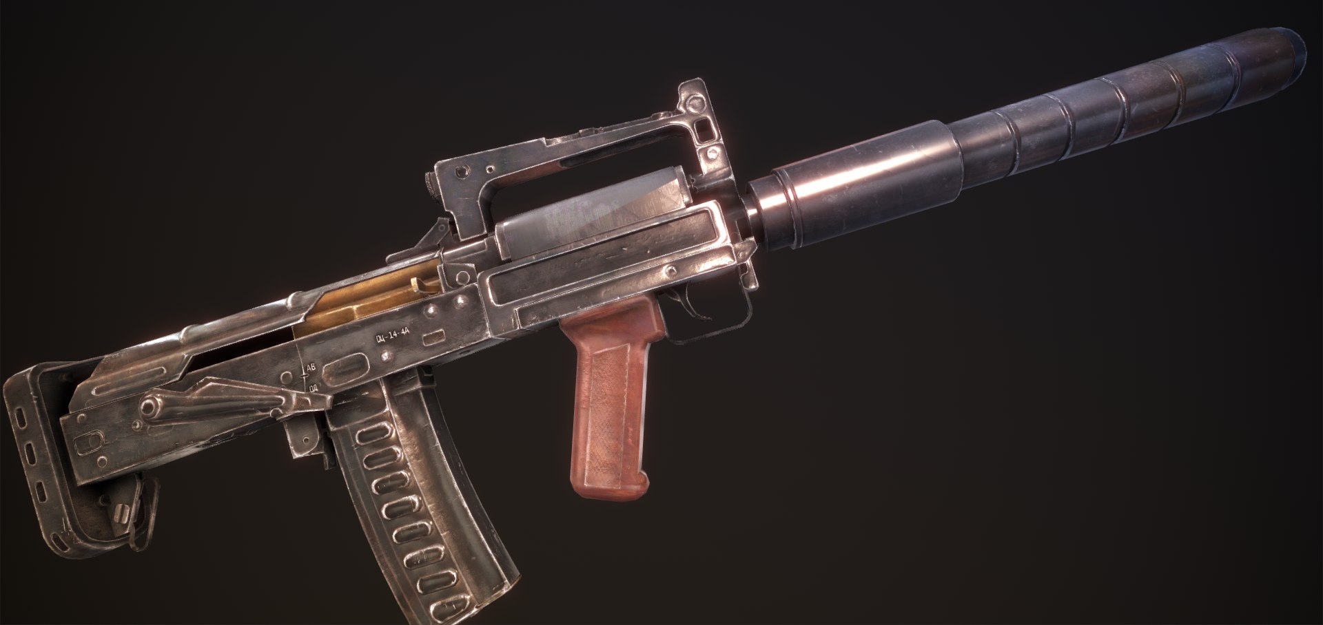 3D Ots-14 Groza Model - TurboSquid 1361819