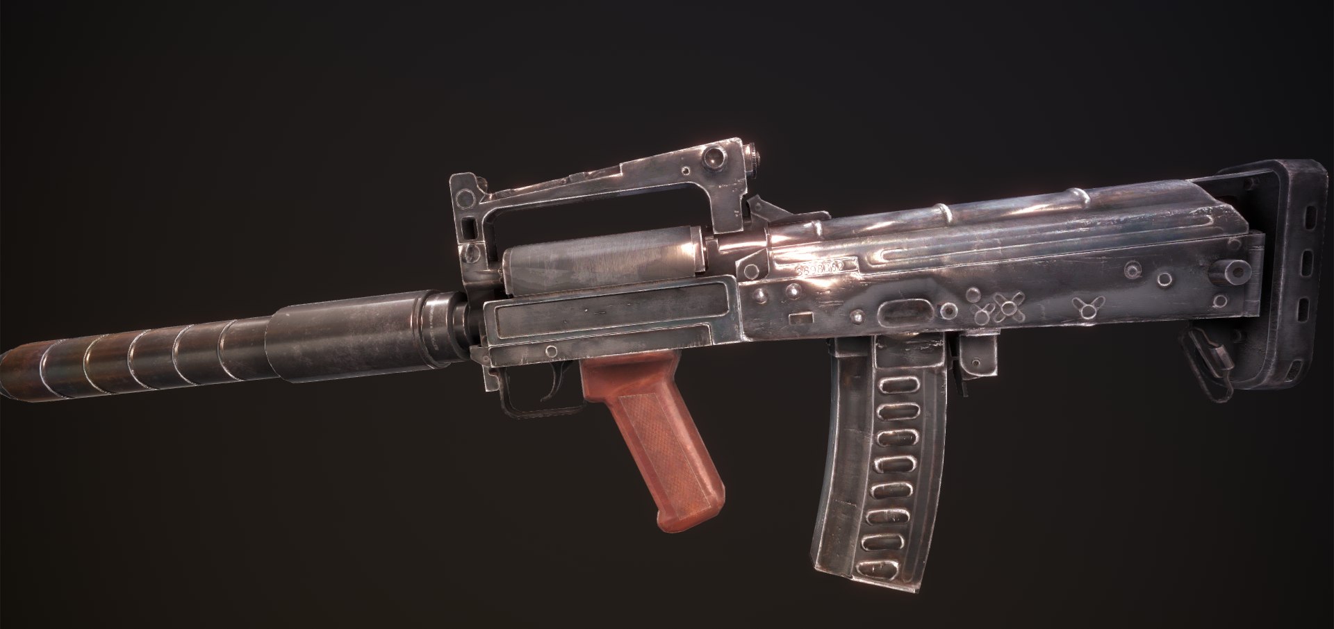 3D Ots-14 Groza Model - TurboSquid 1361819