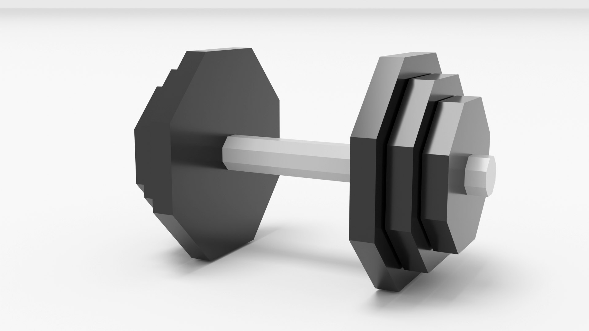 Low Poly Gym Equipment 3D Model - TurboSquid 2392122