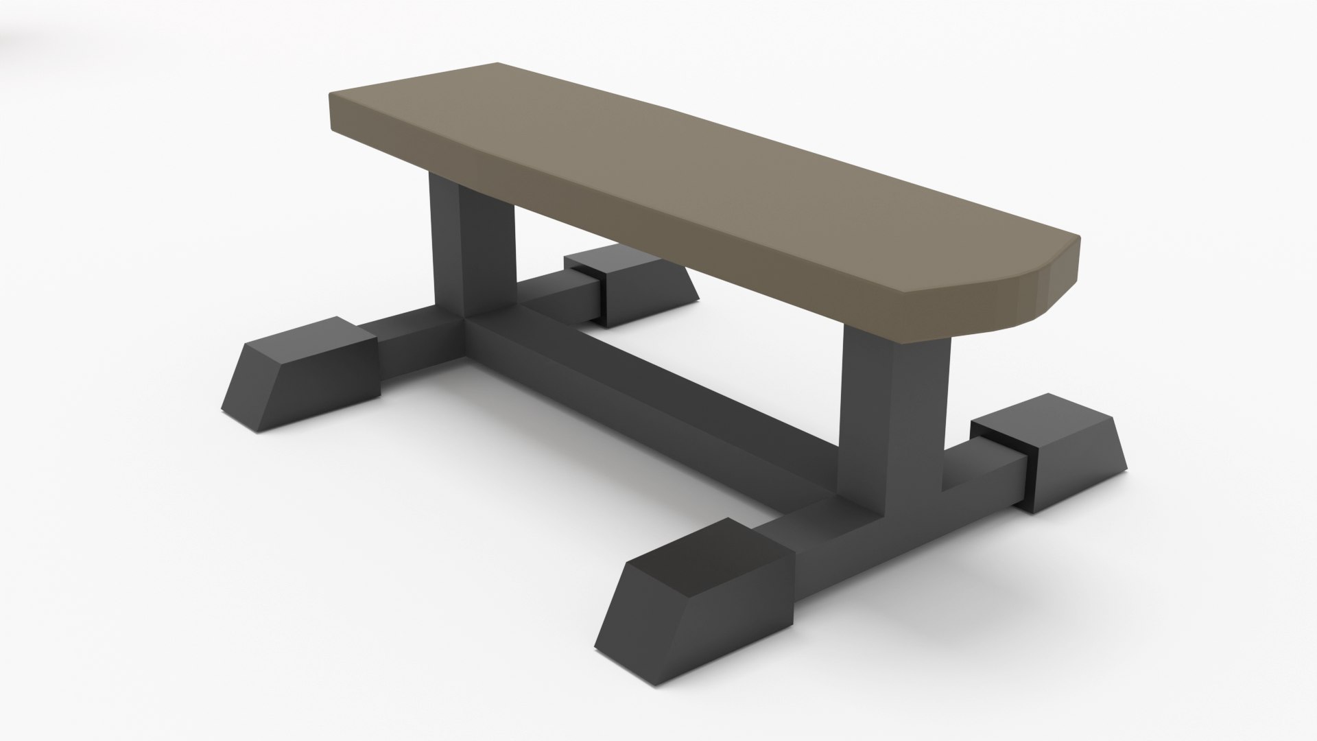 Low Poly Gym Equipment 3D Model - TurboSquid 2392122