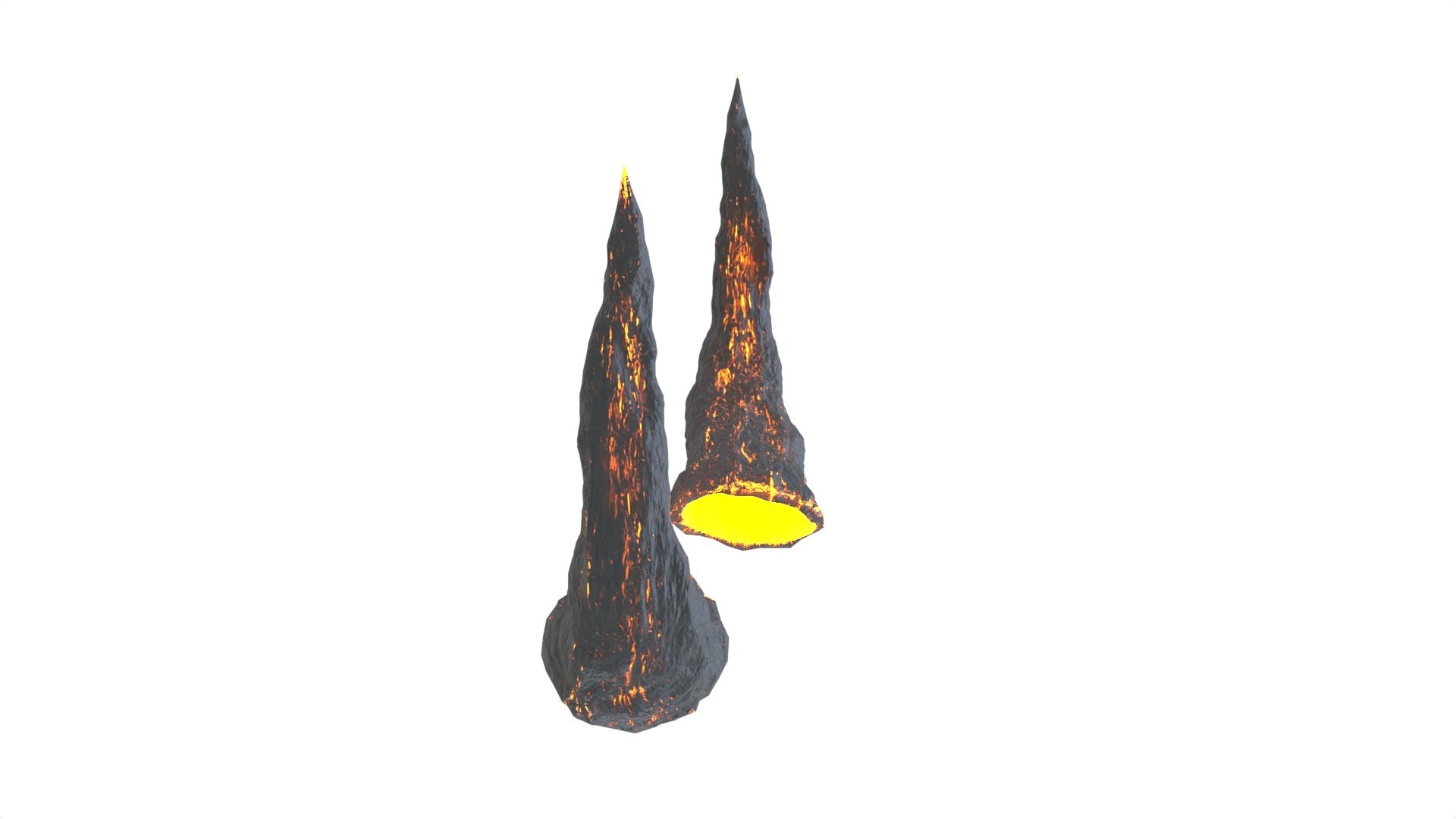 3D Horns Demon Based On Volcano Model - TurboSquid 1922561