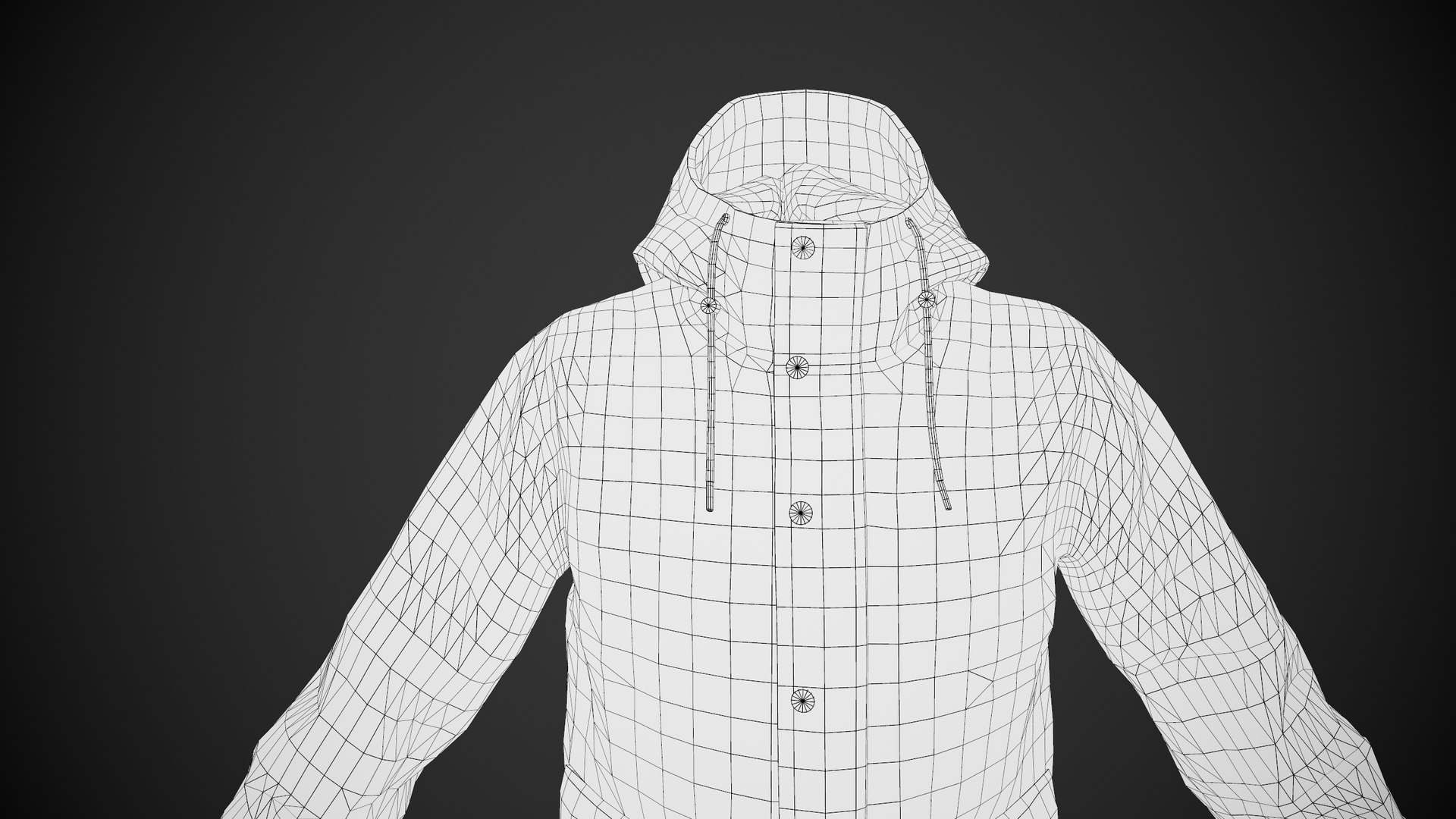 3D White Winter Jacket Style 1 Model - TurboSquid 2298409