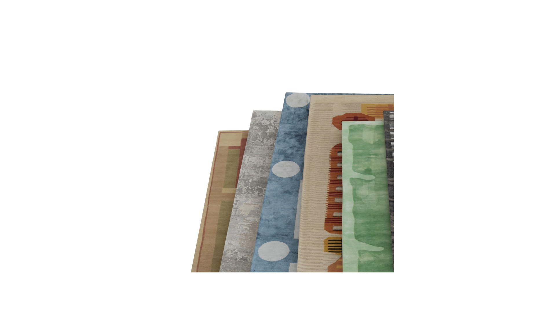 3D Rug Collection 02 Model - TurboSquid 1946558