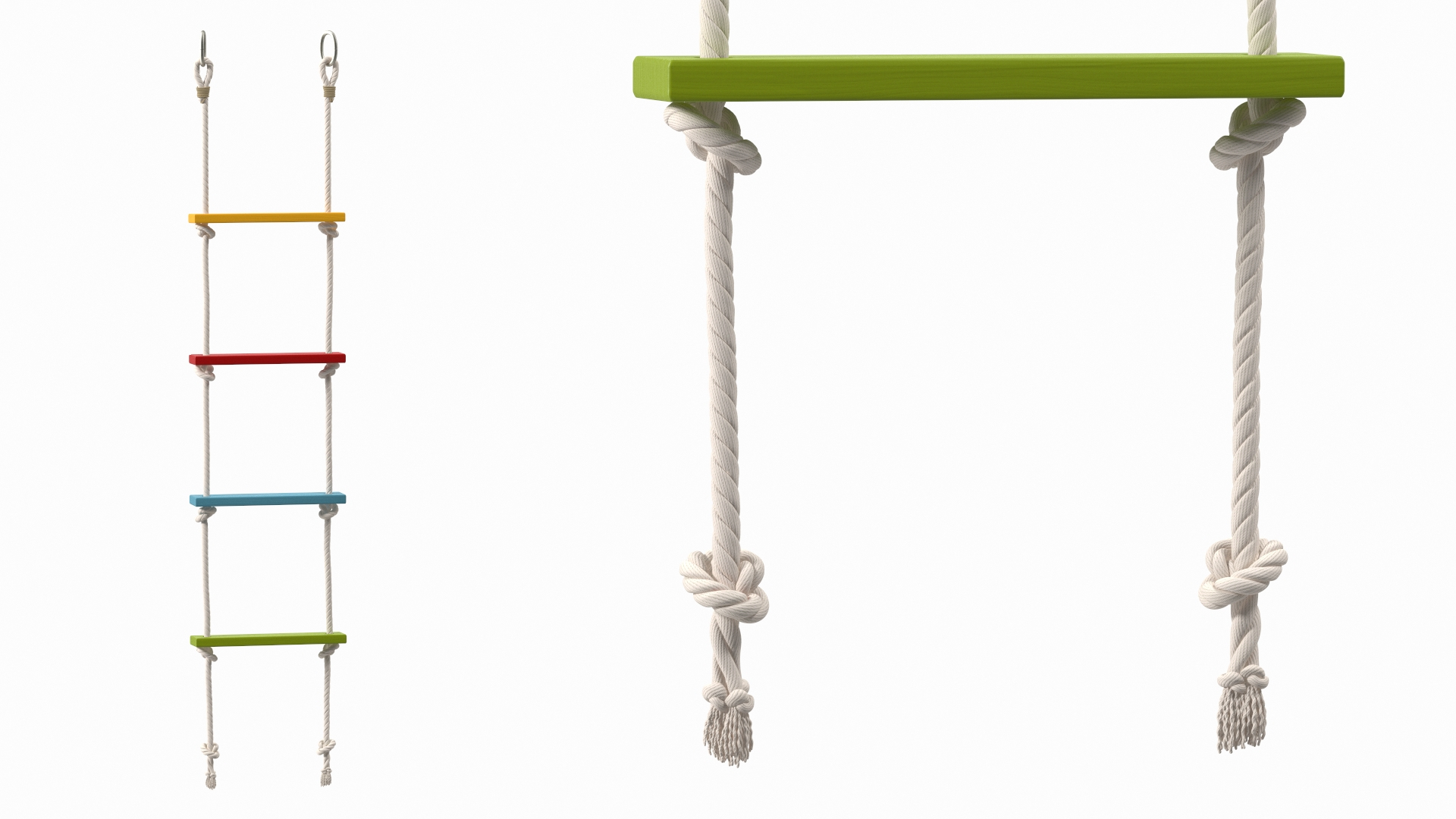 3D Climbing Rope Ladder Square Model - TurboSquid 1670542