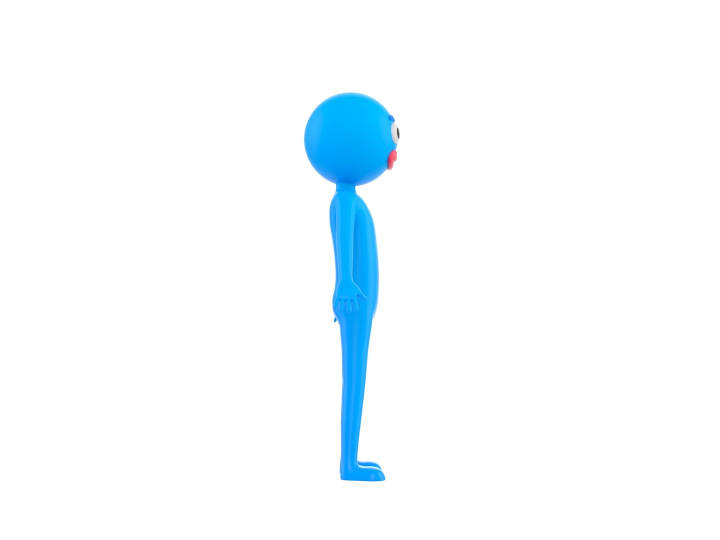 3D Character183 Rigged Blue Man model - TurboSquid 1907919