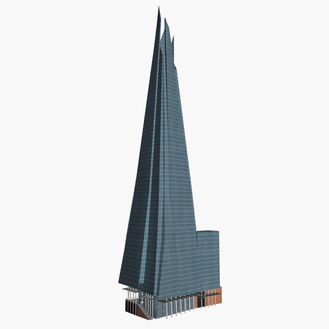 3d Shard Building Model