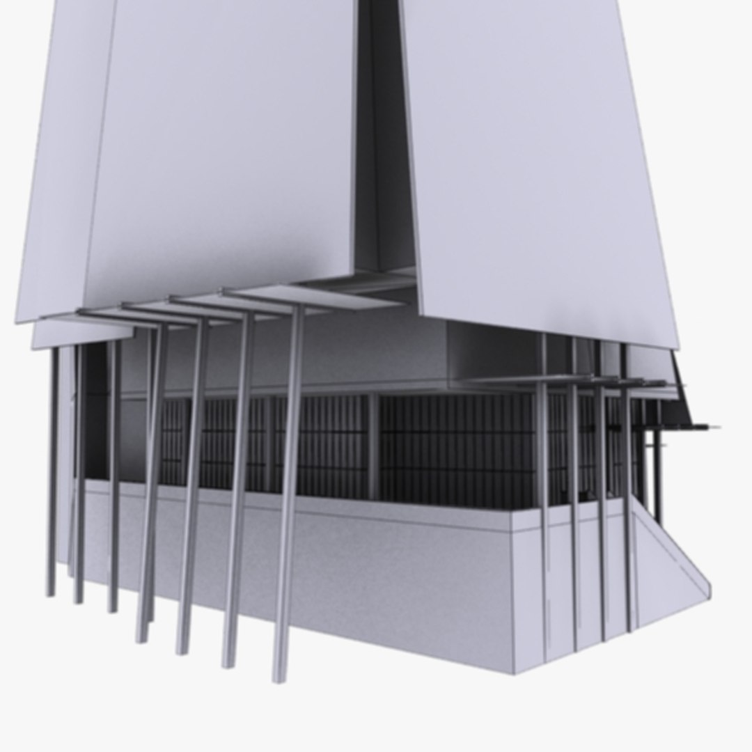 3d Shard Building Model
