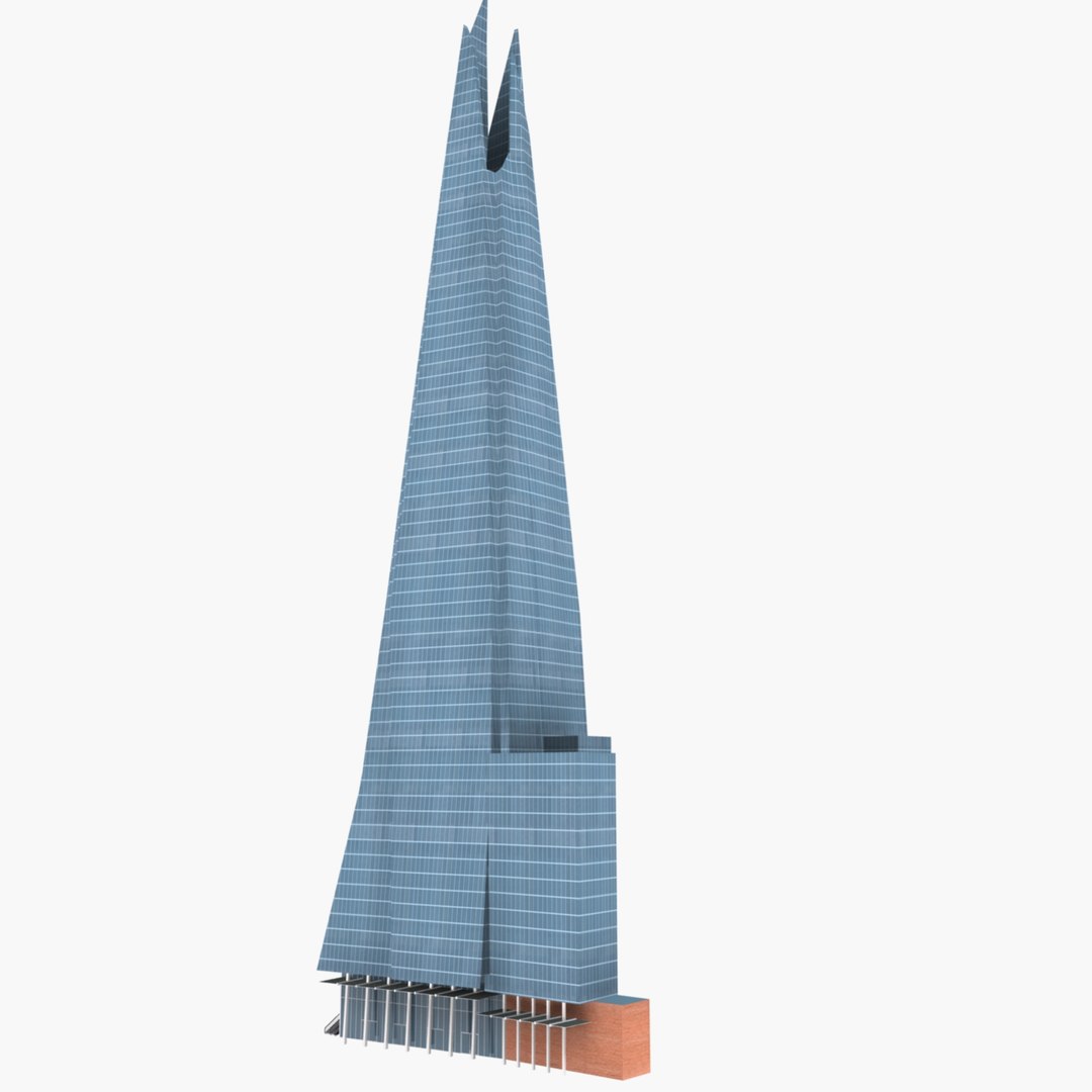 3d Shard Building Model