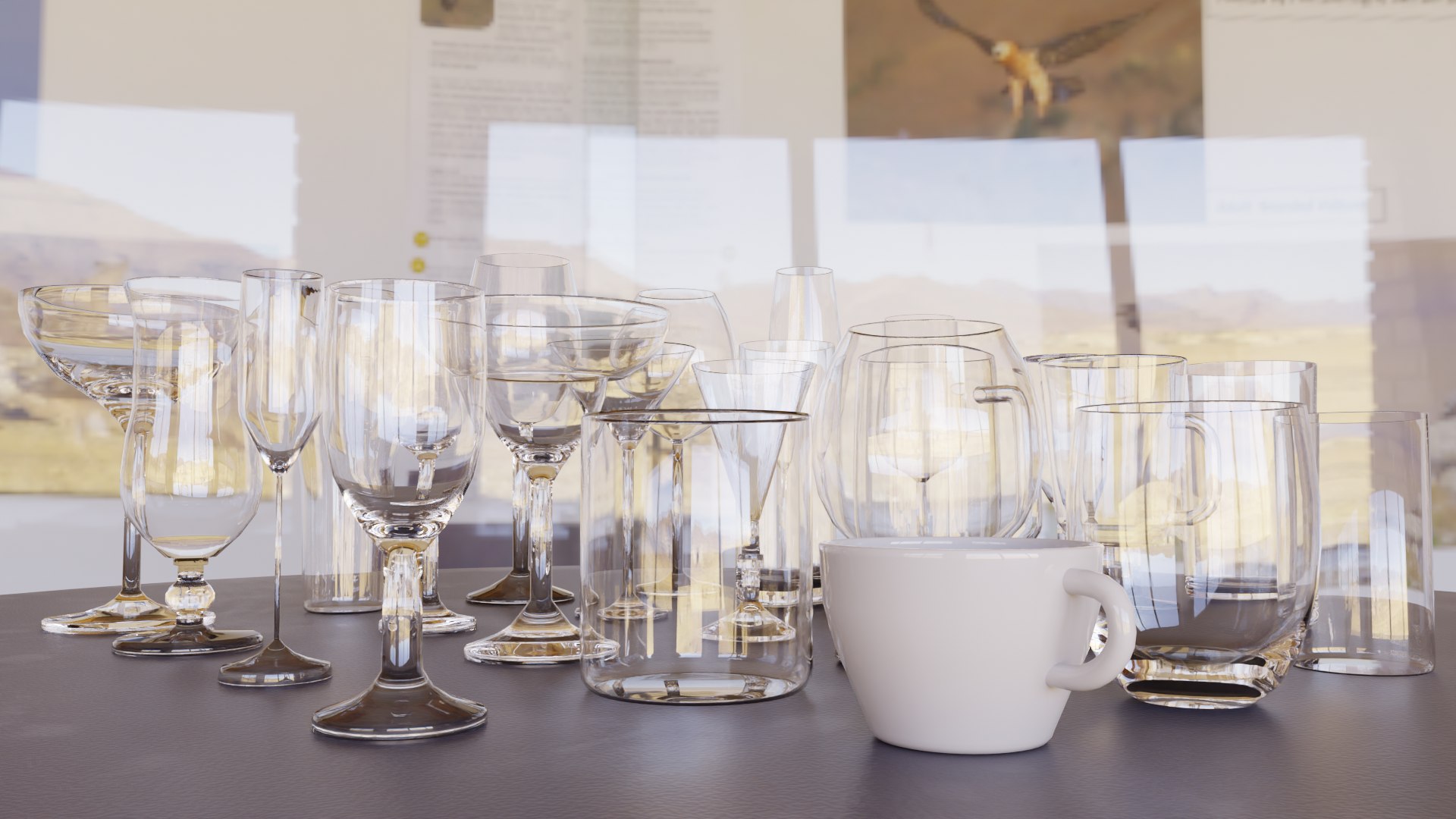 3D model Glass pack collection - TurboSquid 1956561