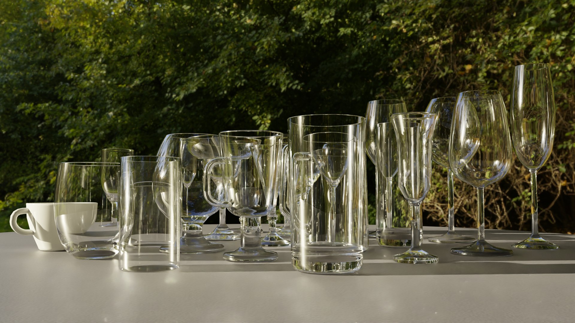 3D model Glass pack collection - TurboSquid 1956561