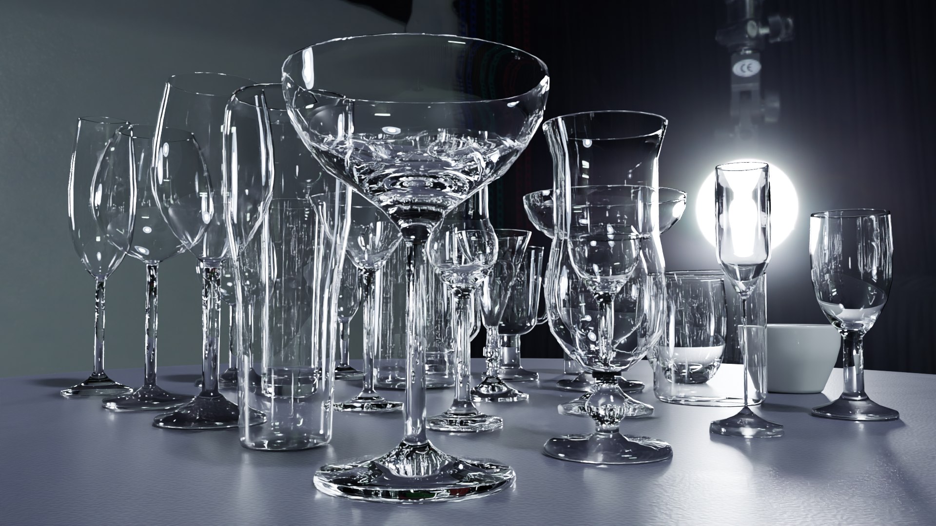 3D Model Glass Pack Collection - TurboSquid 1956561