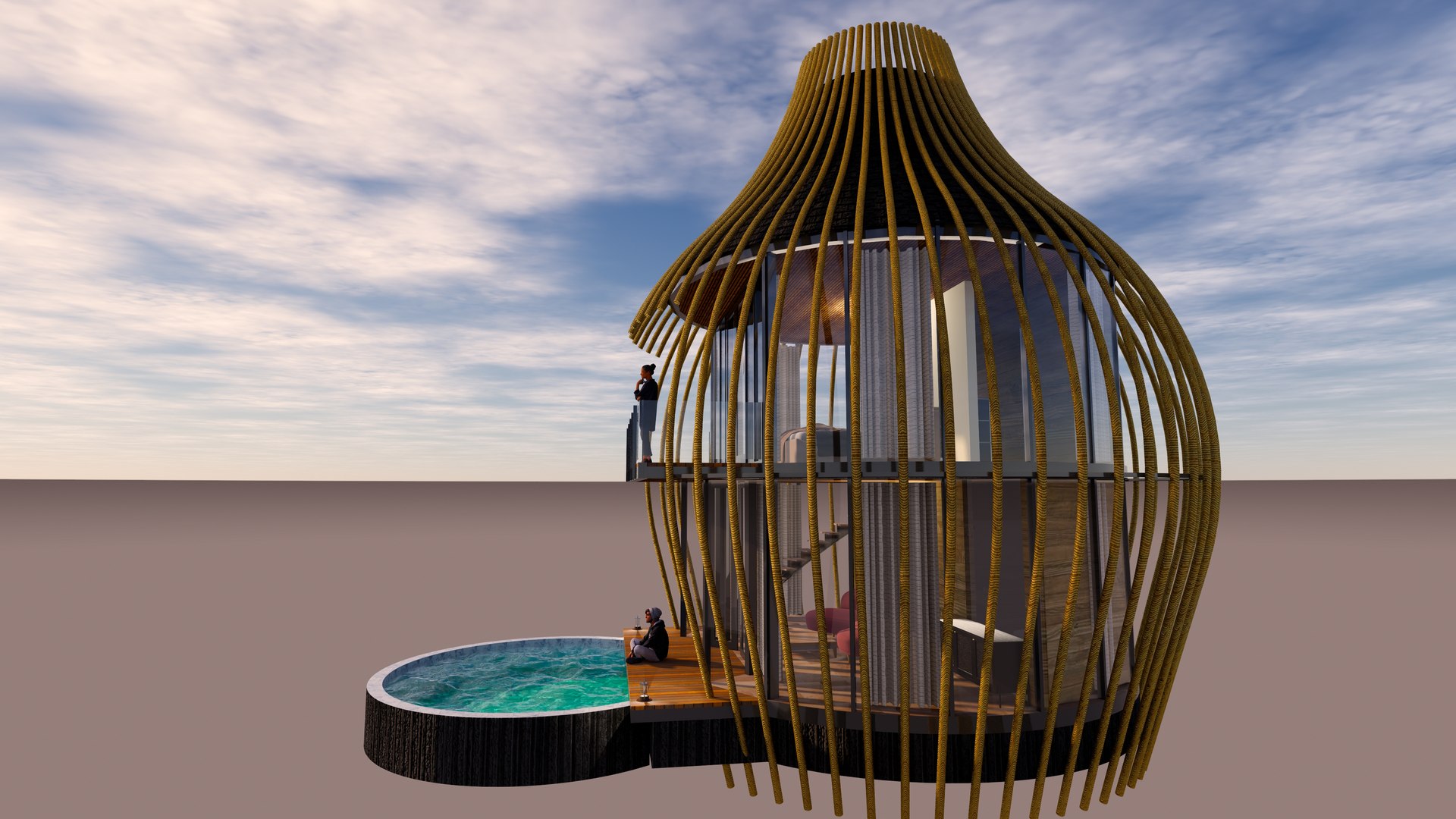 3D Model Resort - TurboSquid 1874216