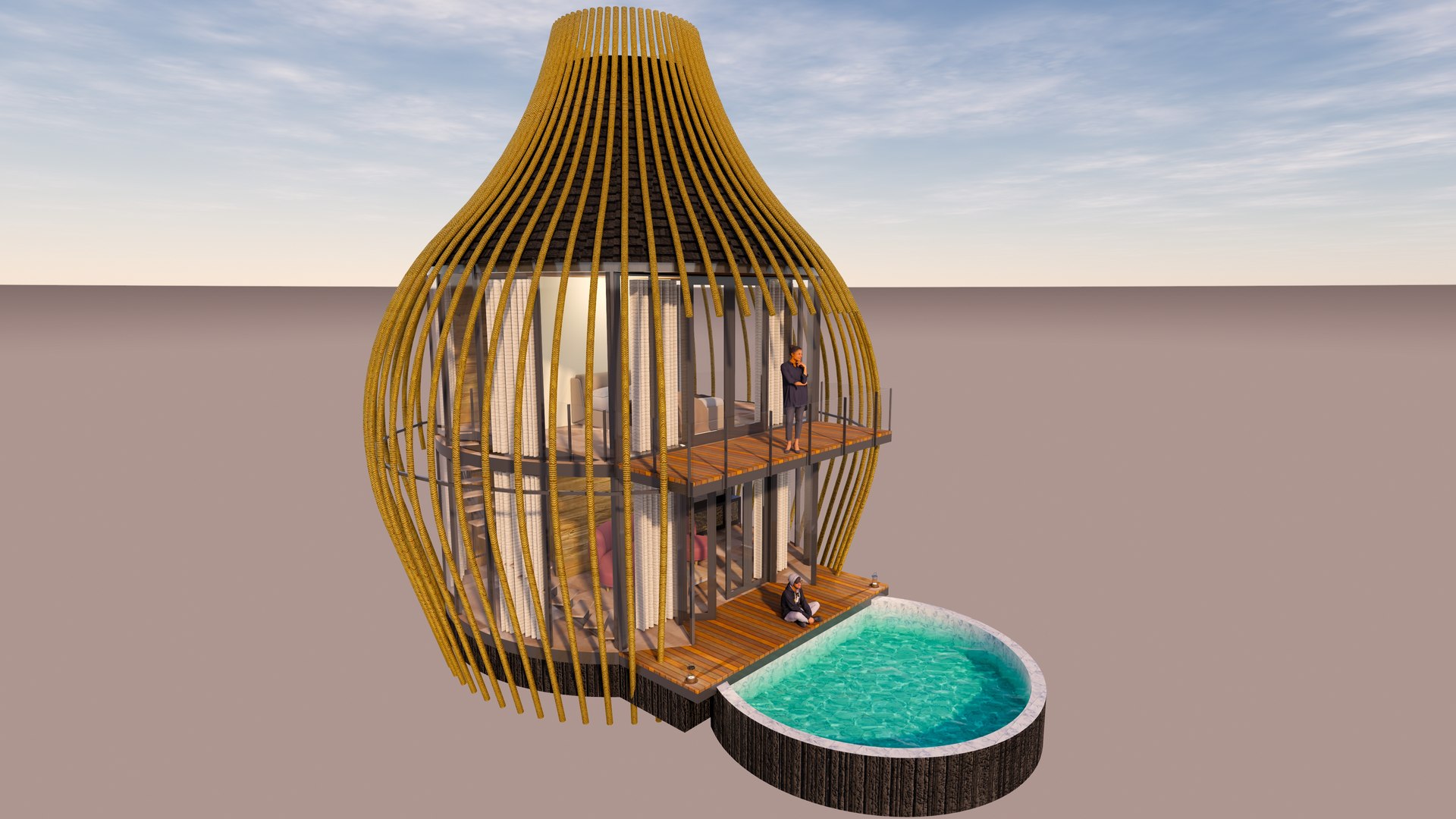 3D Model Resort - TurboSquid 1874216