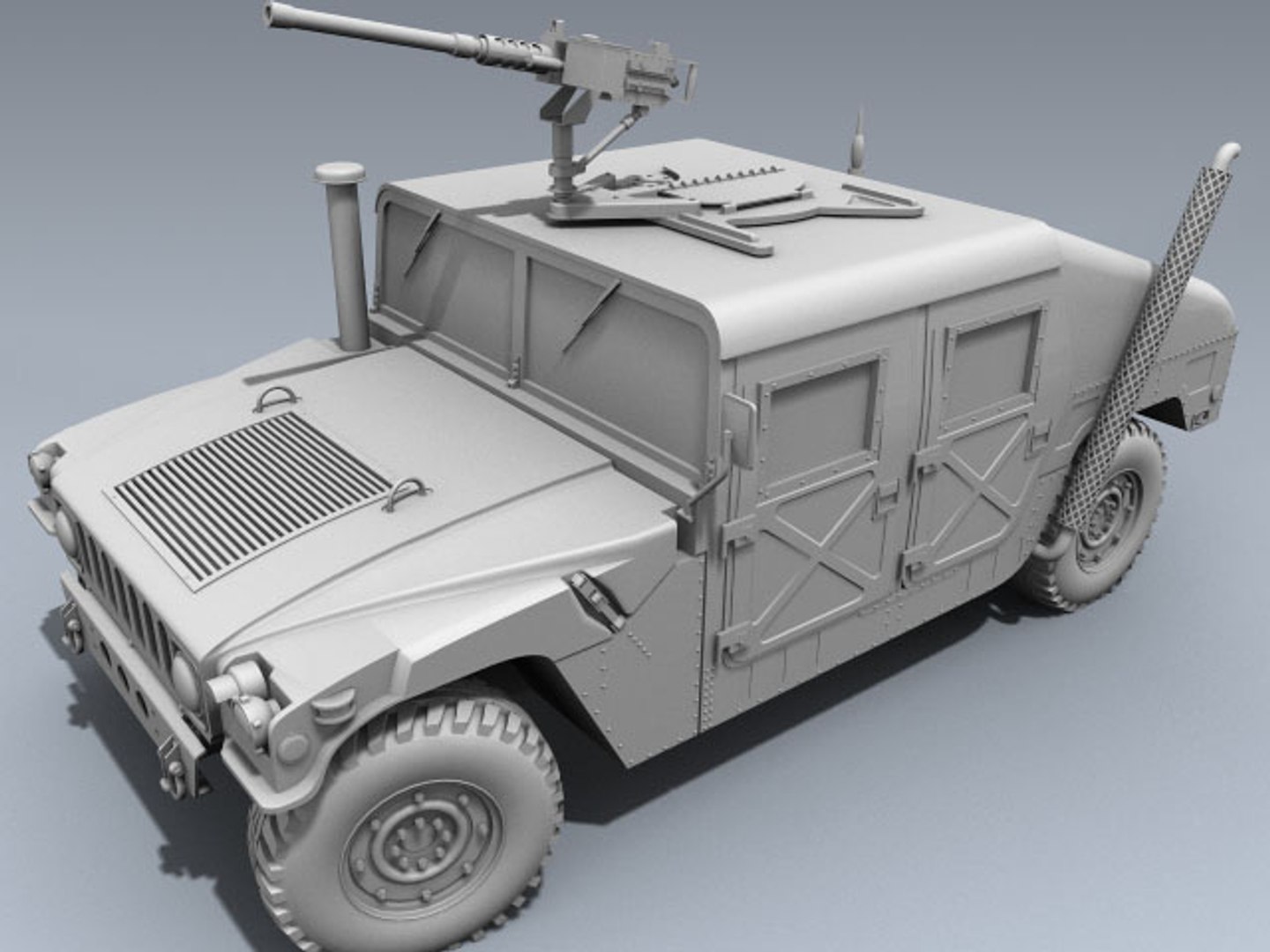 3d M1025 Hmmwv Nato Humvee Army Model