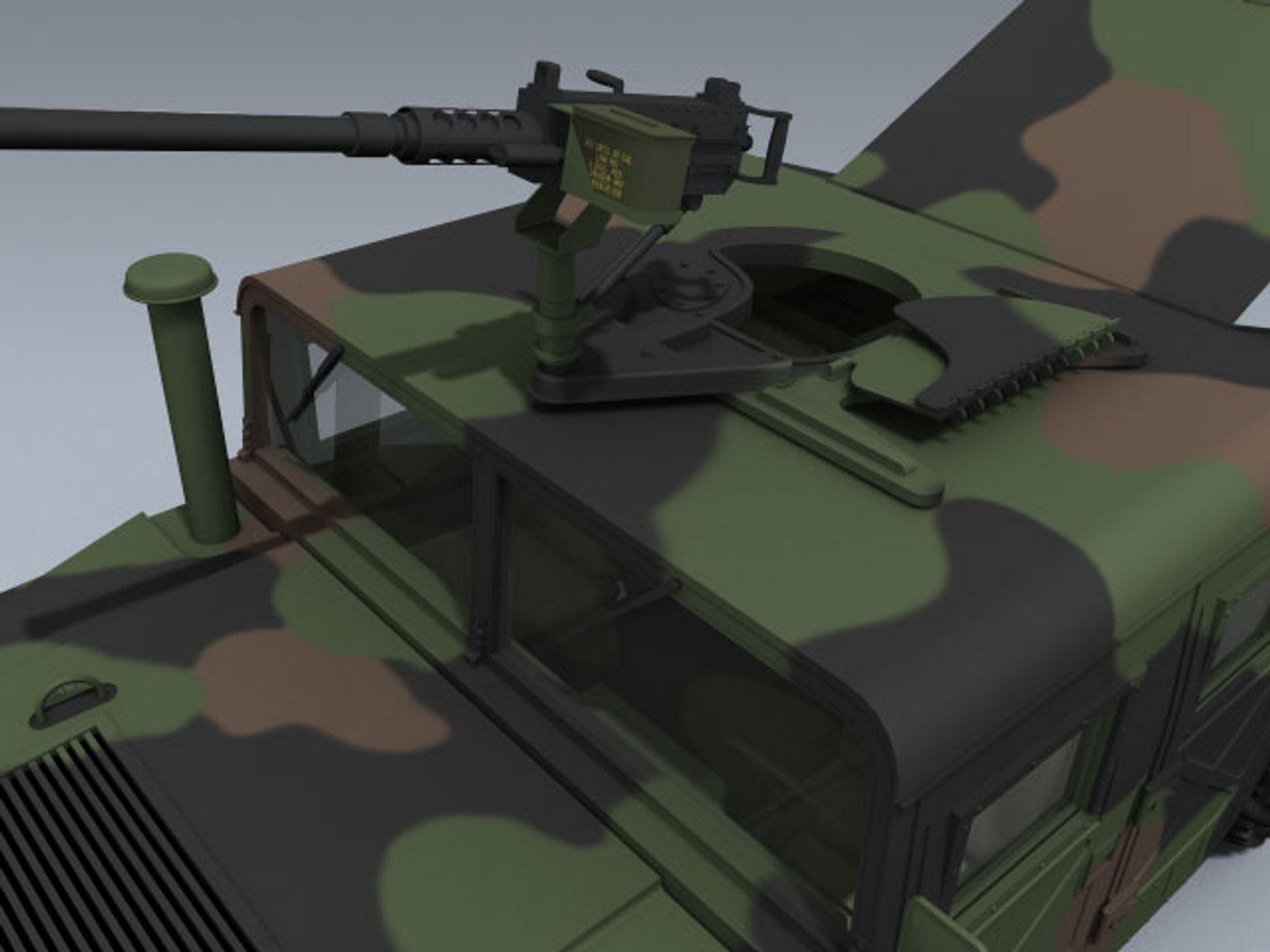 3d M1025 Hmmwv Nato Humvee Army Model