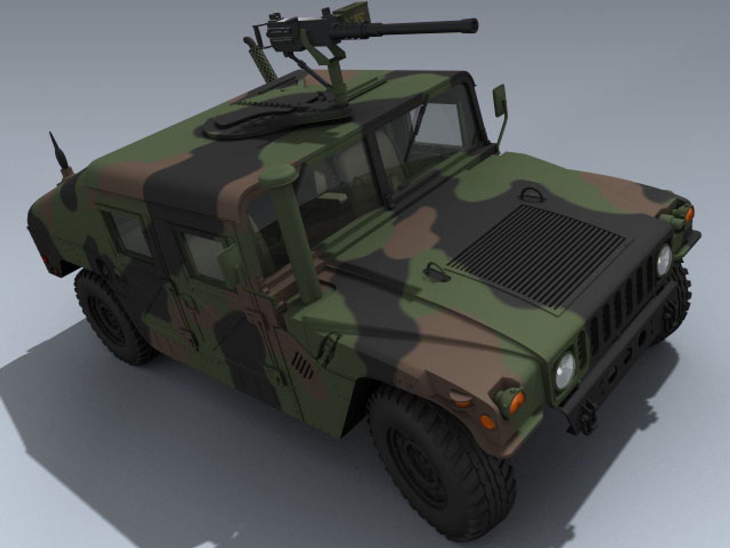 3d M1025 Hmmwv Nato Humvee Army Model