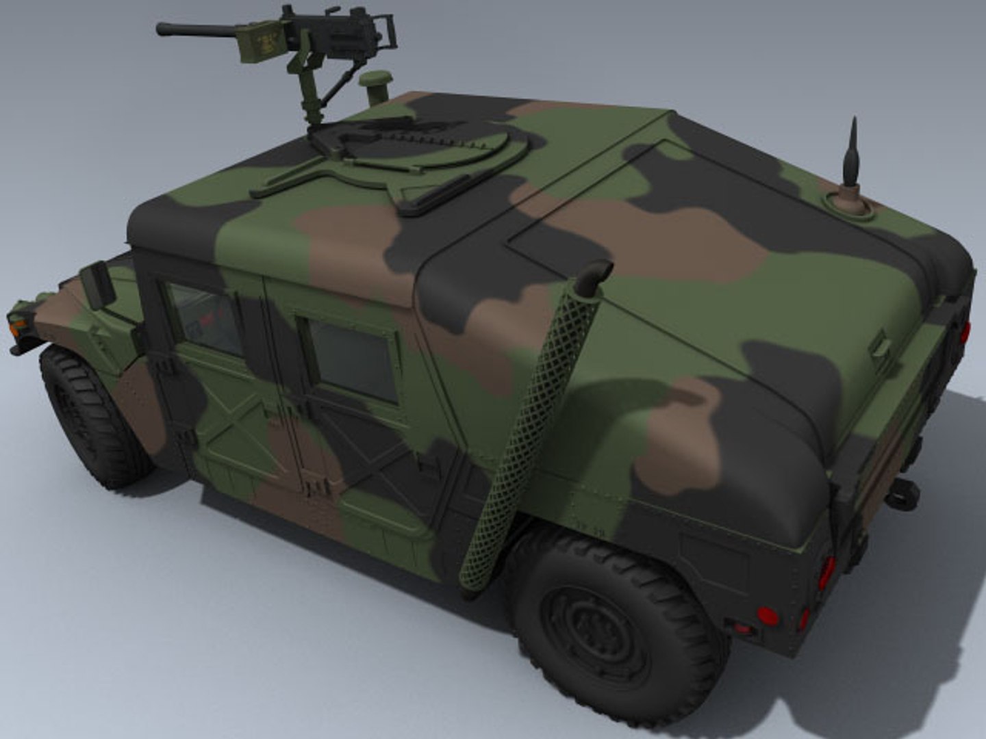 3d M1025 Hmmwv Nato Humvee Army Model