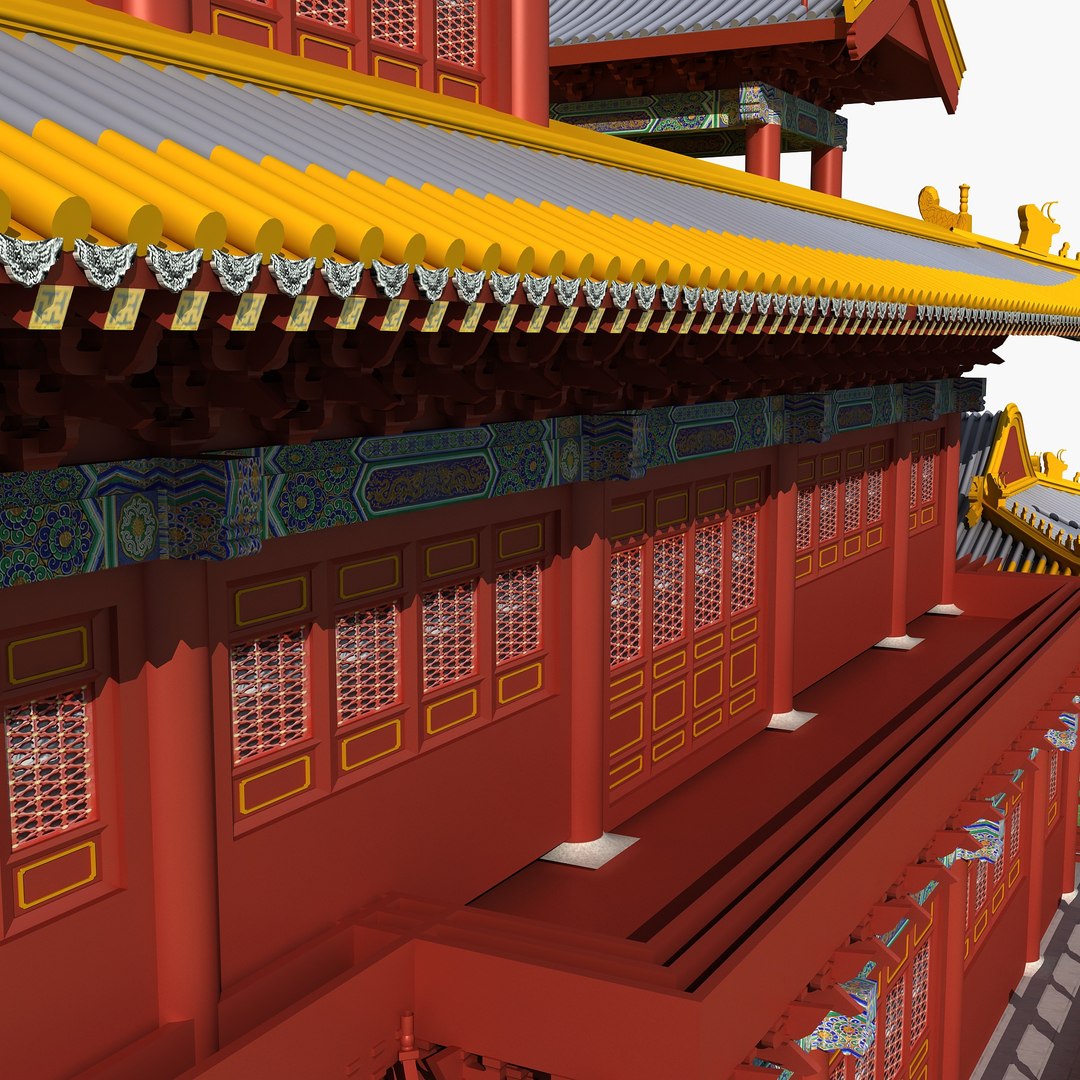 Chinese Ancient Architecture 5 3D Model - TurboSquid 2057361