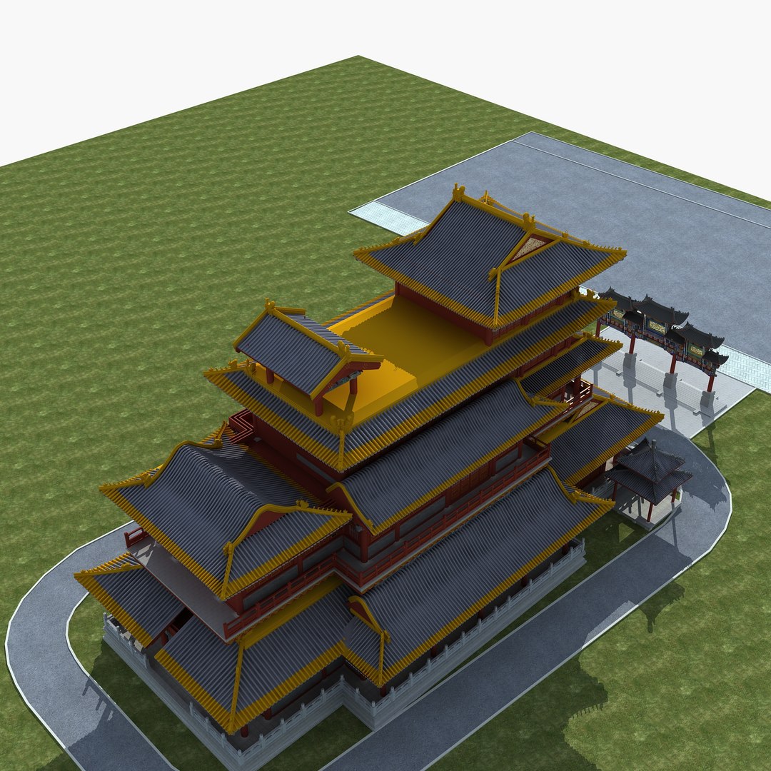 Chinese Ancient Architecture 5 3D Model - TurboSquid 2057361
