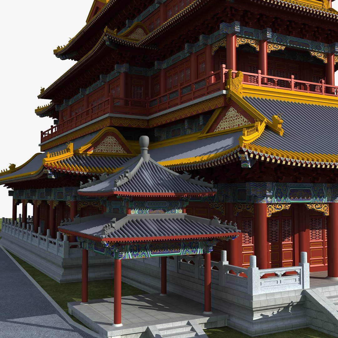 Chinese Ancient Architecture 5 3D Model - TurboSquid 2057361