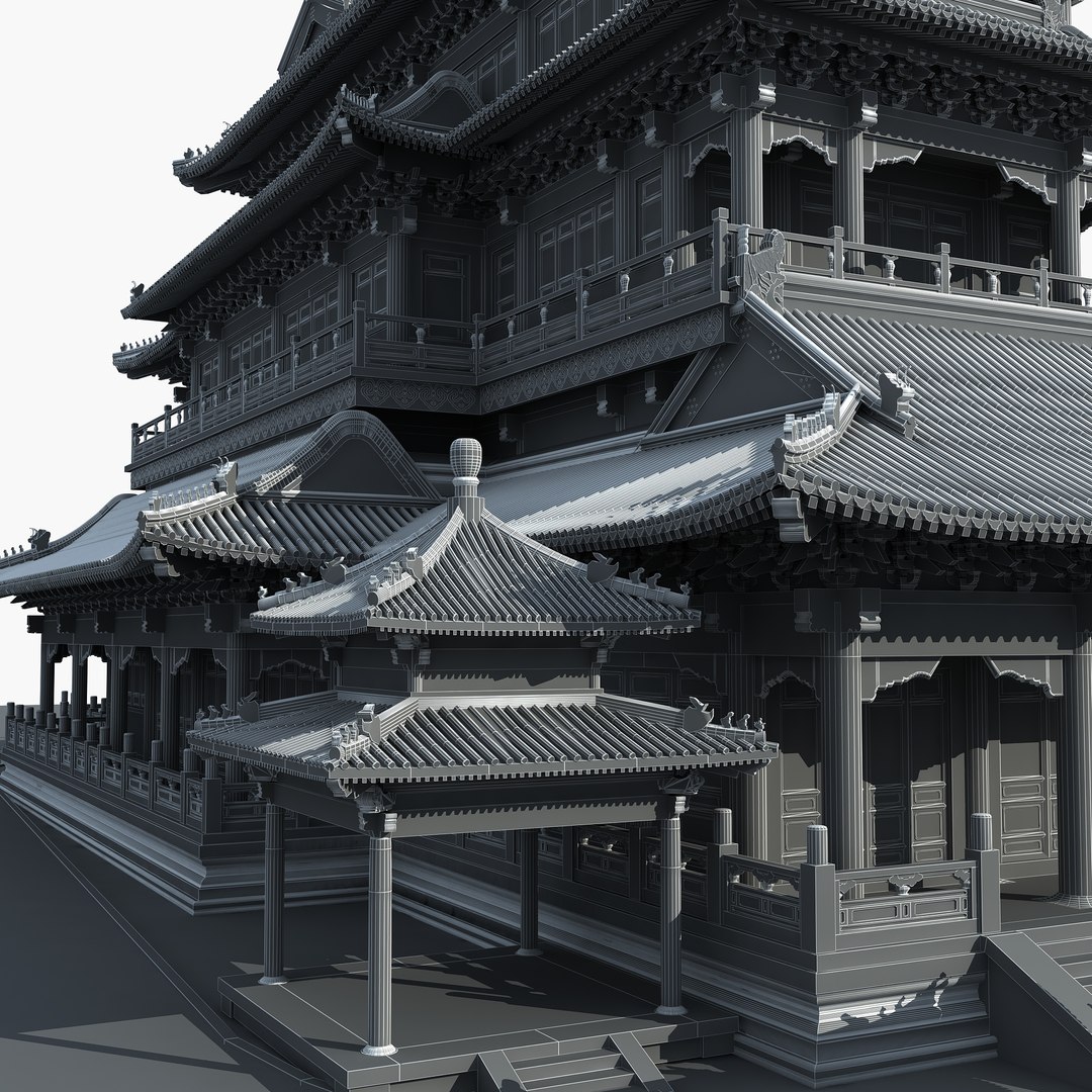 Chinese Ancient Architecture 5 3D Model - TurboSquid 2057361