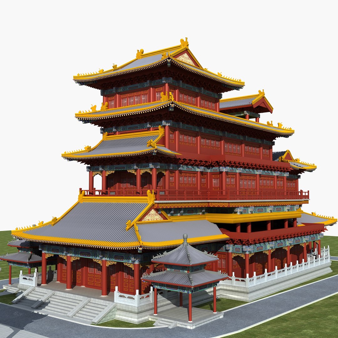 Chinese Ancient Architecture 5 3D Model - TurboSquid 2057361