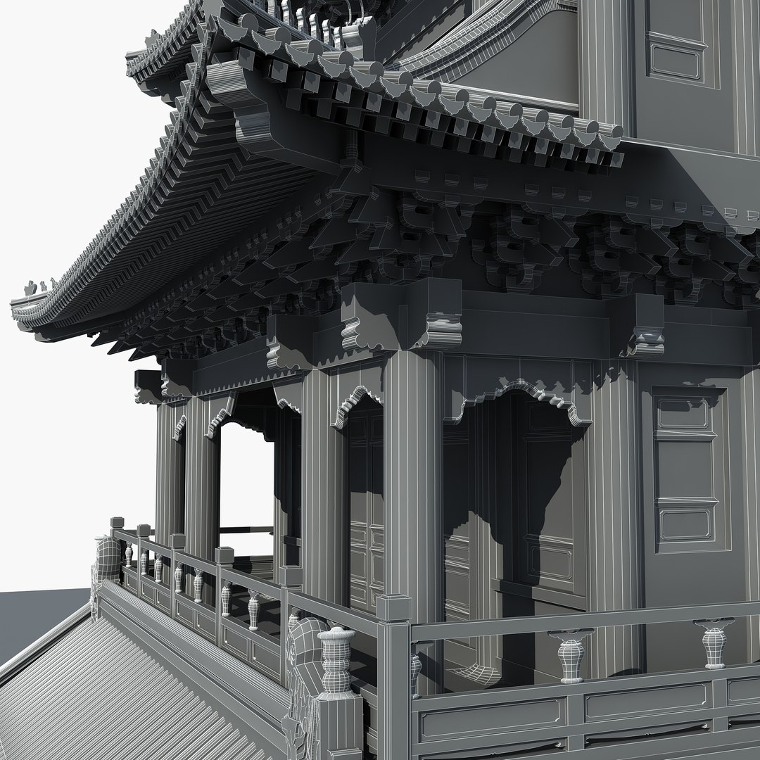 Chinese Ancient Architecture 5 3D Model - TurboSquid 2057361