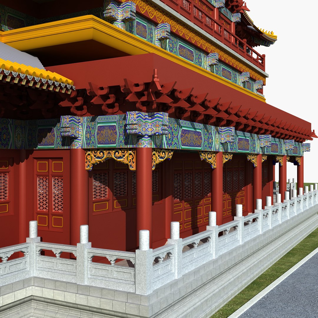 Chinese Ancient Architecture 5 3D Model - TurboSquid 2057361