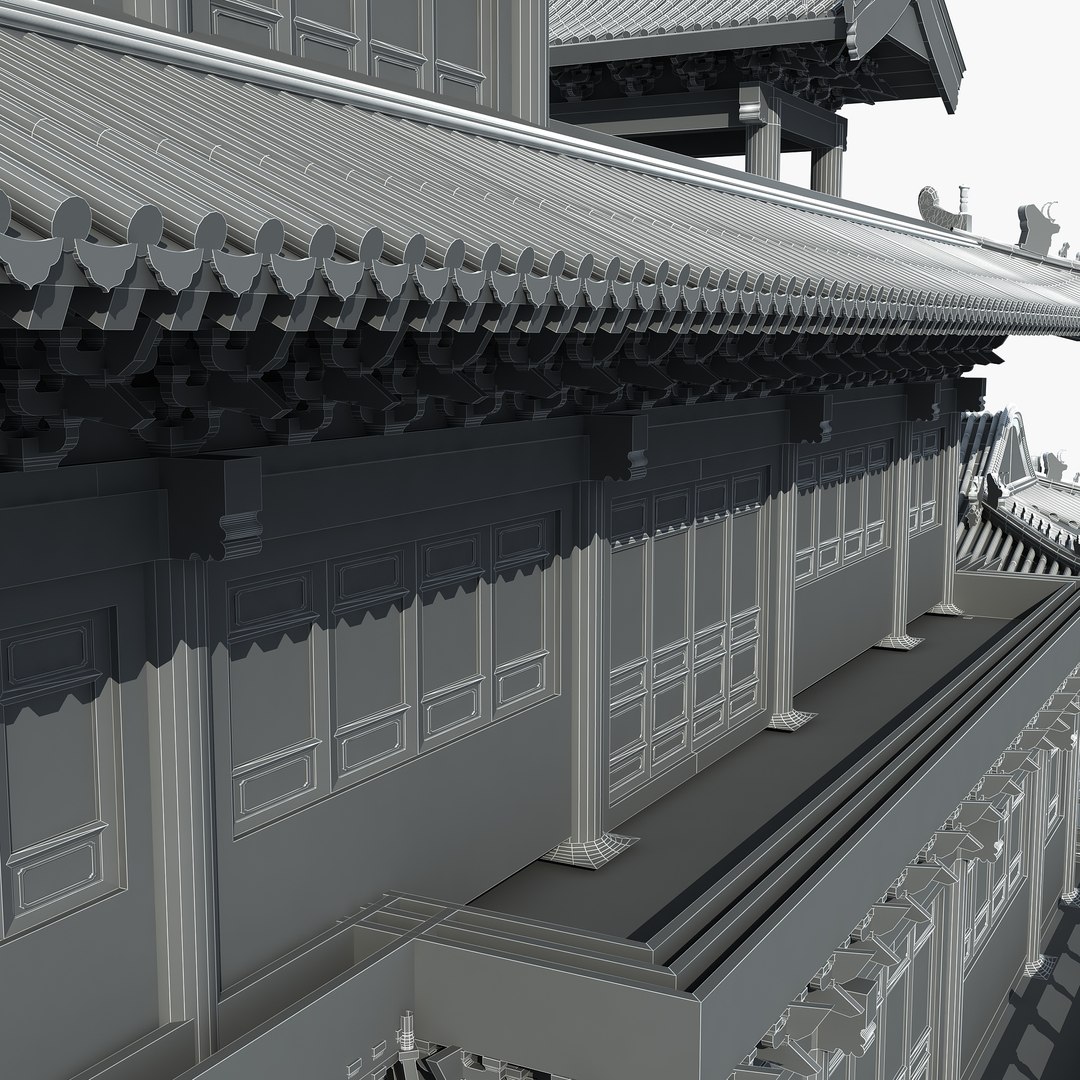 Chinese Ancient Architecture 5 3D Model - TurboSquid 2057361