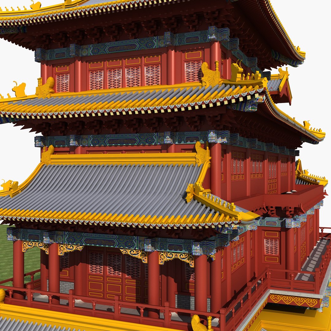 Chinese Ancient Architecture 5 3D Model - TurboSquid 2057361