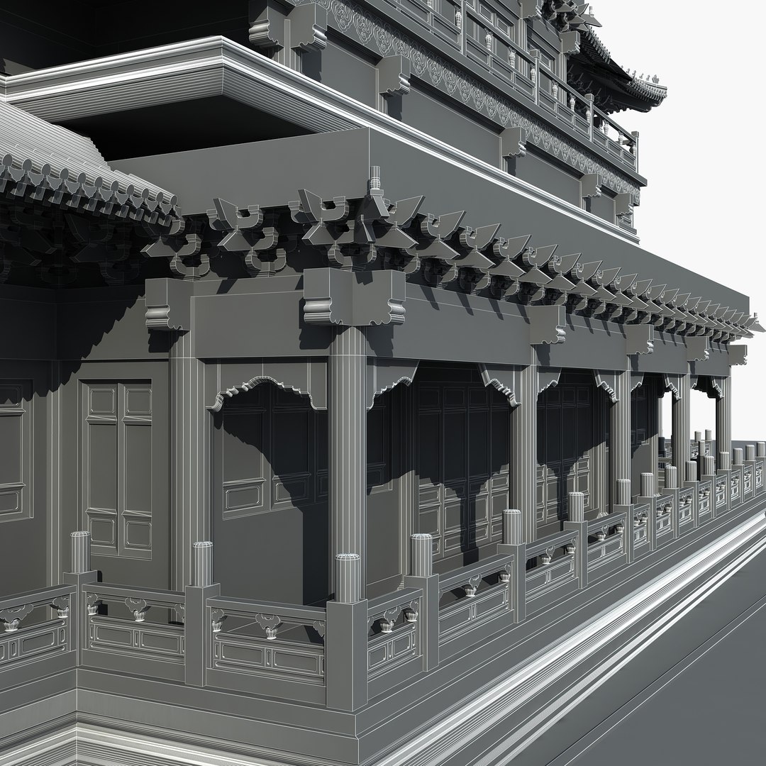 Chinese Ancient Architecture 5 3D Model - TurboSquid 2057361