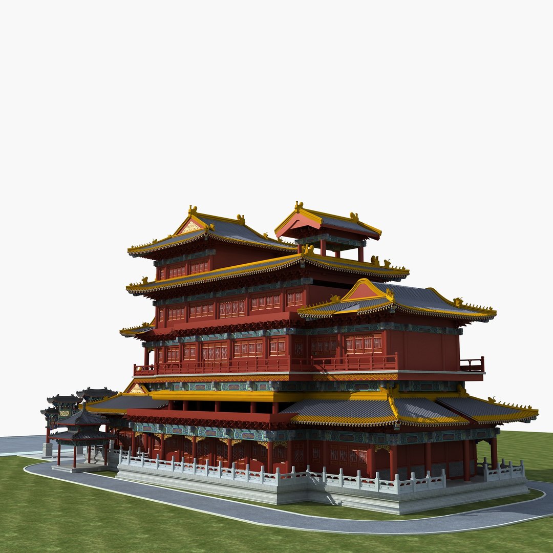 Chinese Ancient Architecture 5 3D Model - TurboSquid 2057361