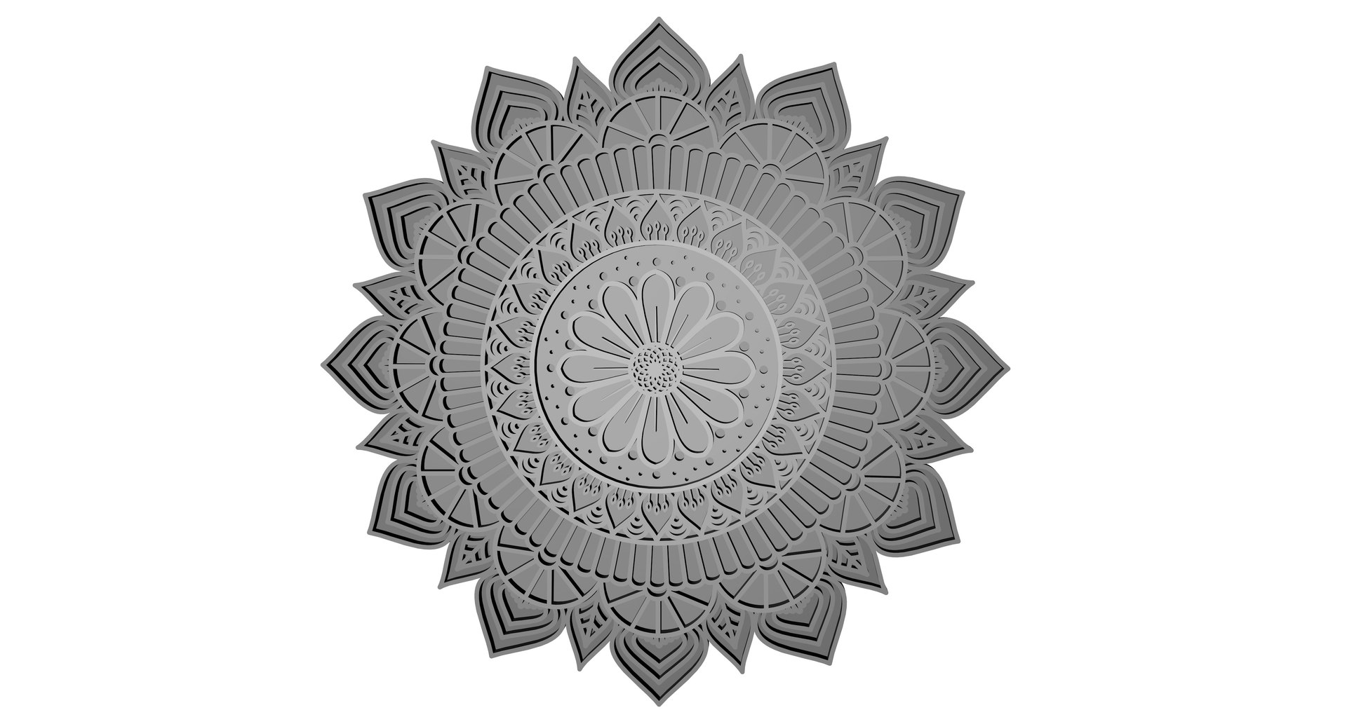 Mandala Layer 3D Model - TurboSquid 1810745