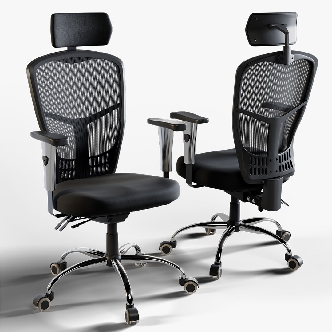 3D Office Chair Model - TurboSquid 2012987