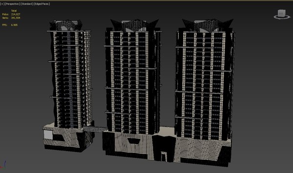 DIAMOND TOWERS TAIWAN TAIPEI 3D 모델 - TurboSquid 1943415