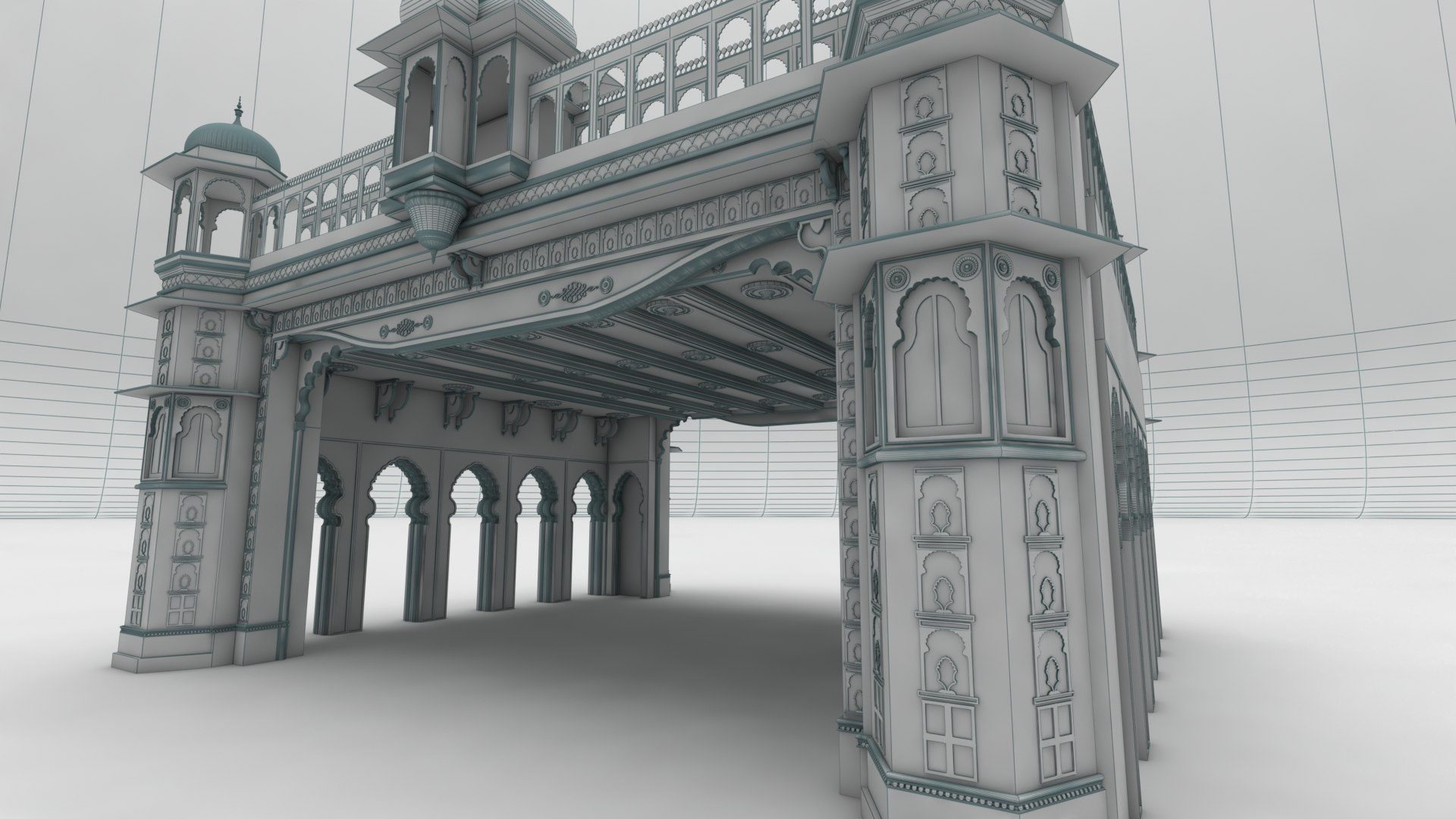 3D Castle Gate Model - TurboSquid 1666692