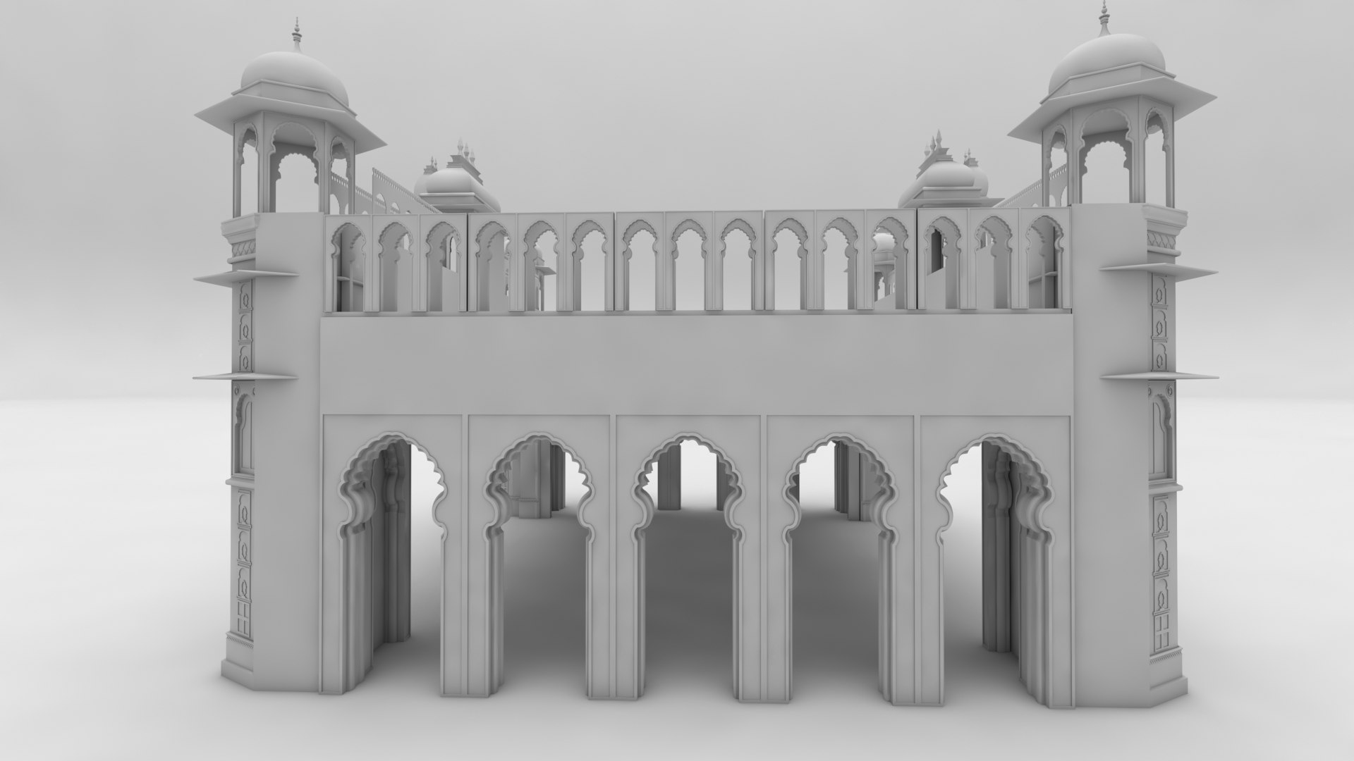 3D Castle Gate Model - TurboSquid 1666692