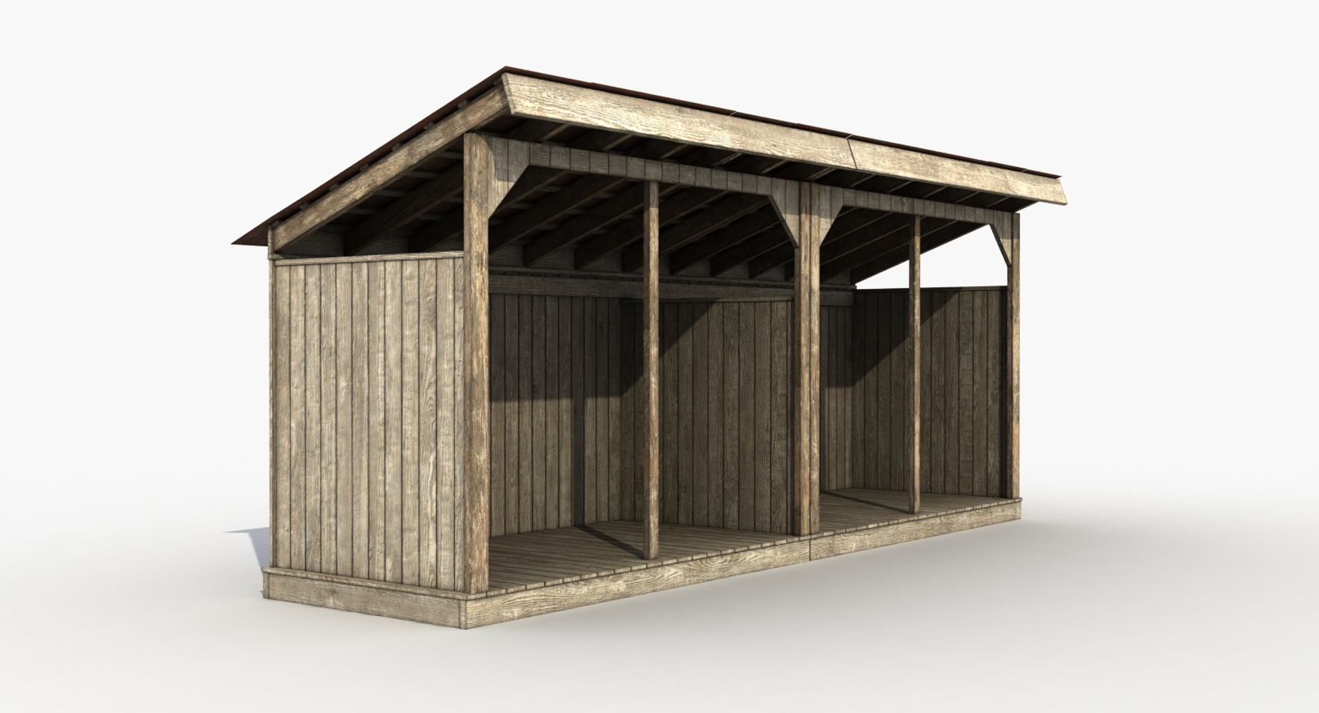 Wooden Shed Model - TurboSquid 1190931