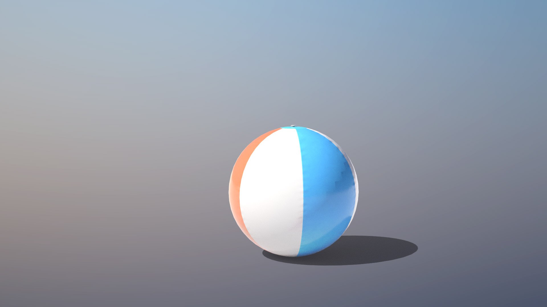 3D Low-poly Beach Ball - TurboSquid 1660029